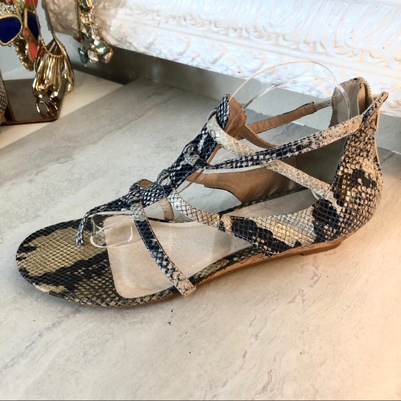 Restricted | Shoes | Restricted Snakeskin Thing Sandals | Poshmark